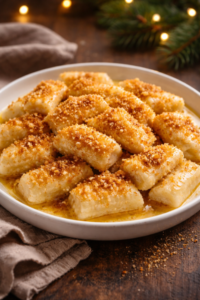 Pierogi leniwe z masłem i bułką tartą » Ze smakiem na "Ty"